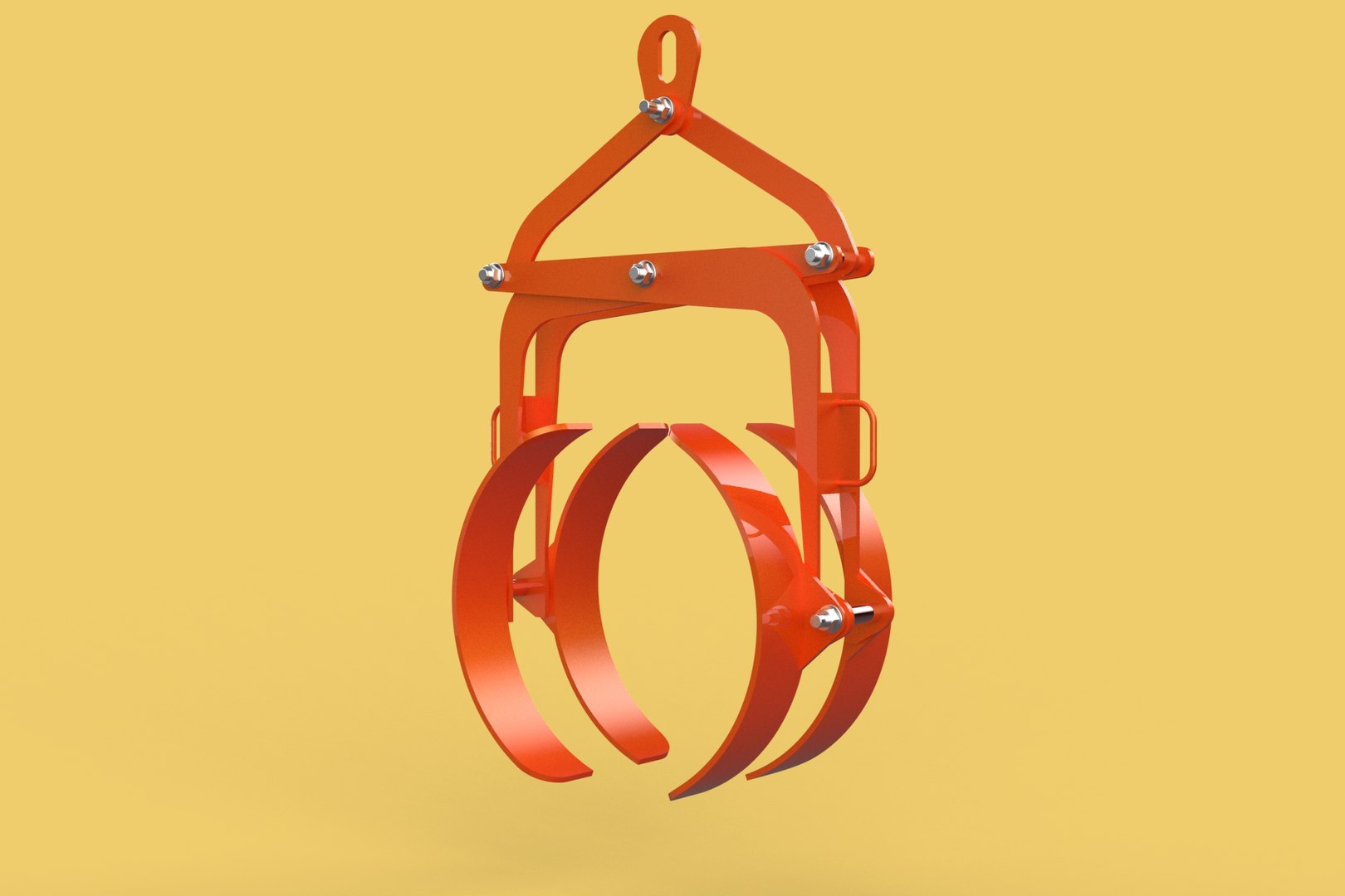 3D DRUM BARREL HORIZONTAL TONGS SCISSOR GRIPPER LIFTING CLAMP GRAB ...