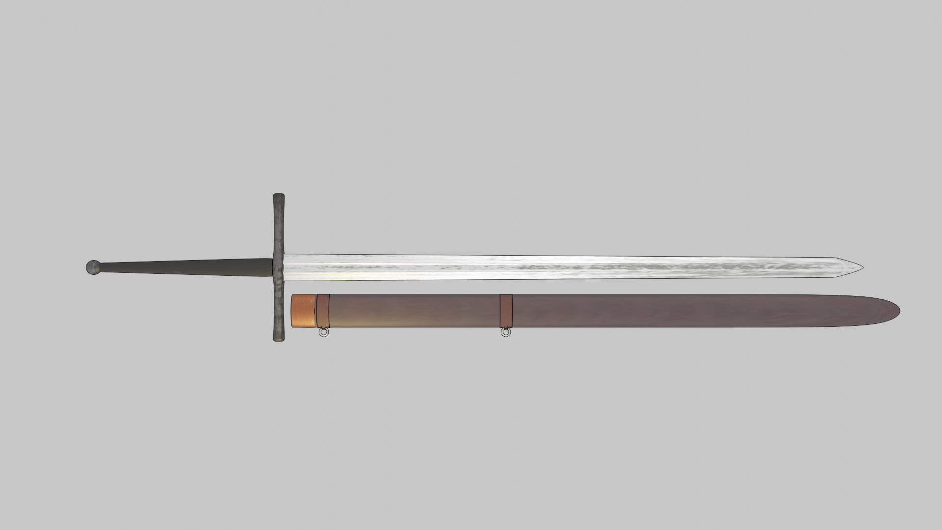 3D Medieval Long Sword Model - TurboSquid 1635374