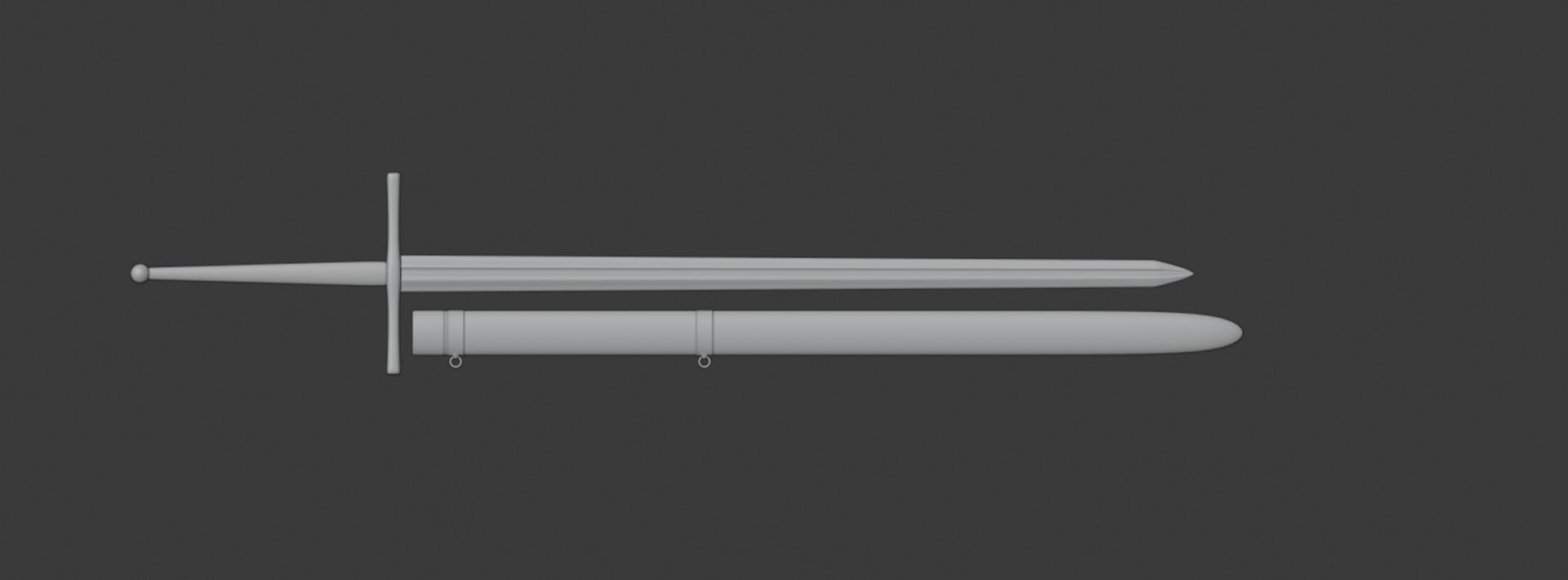 3D Medieval Long Sword Model - TurboSquid 1635374