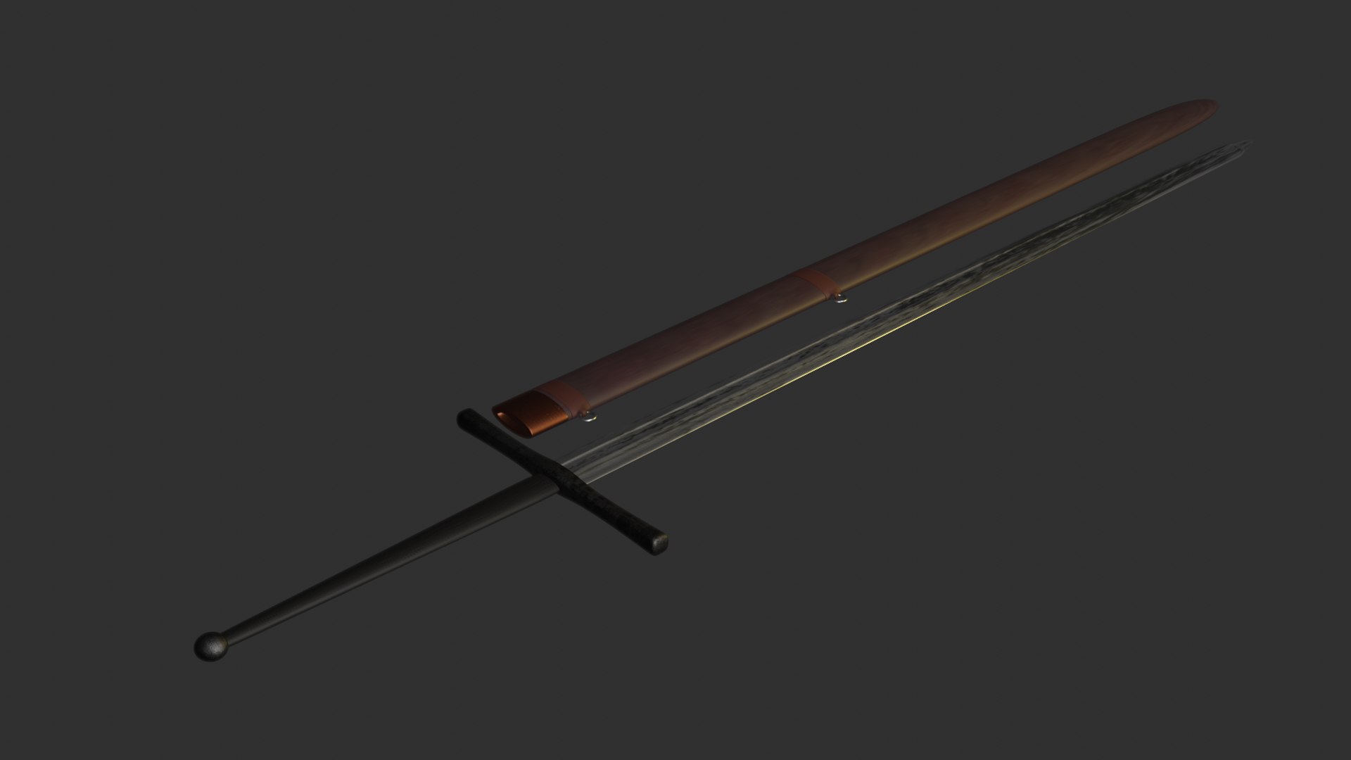 3D Medieval Long Sword Model - TurboSquid 1635374