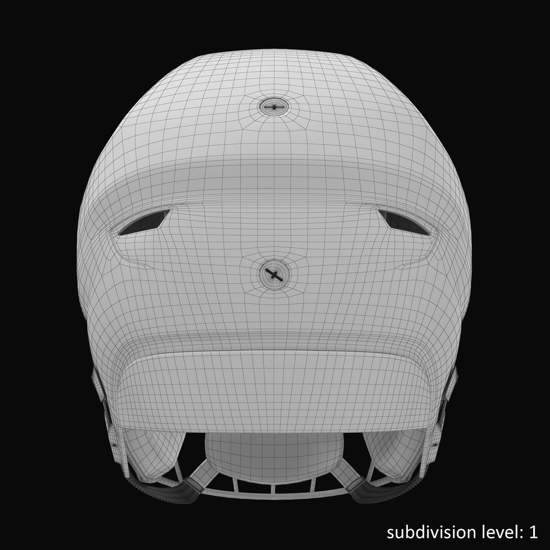 Riddel Speedflex Helmet Red 3d Model