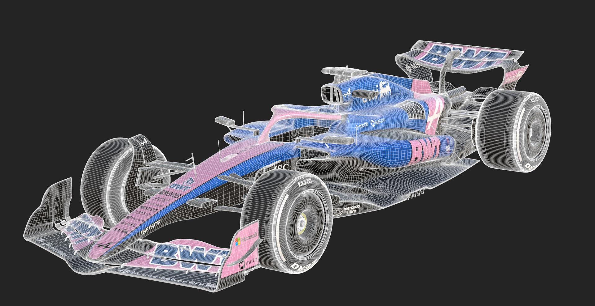 3D Model F1 Alpine A525 2025 - TurboSquid 2370178