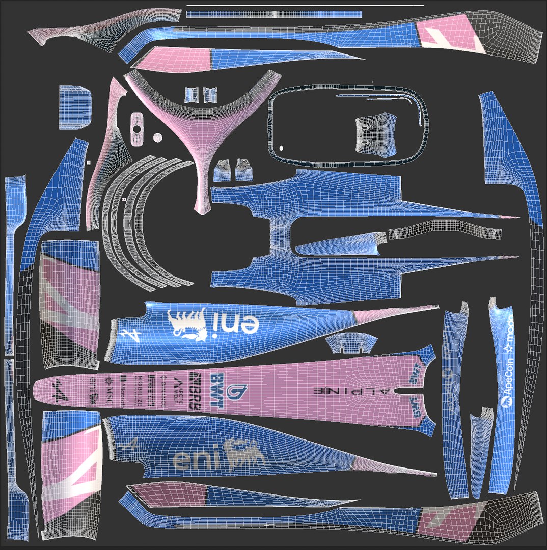 3D Model F1 Alpine A525 2025 - TurboSquid 2370178