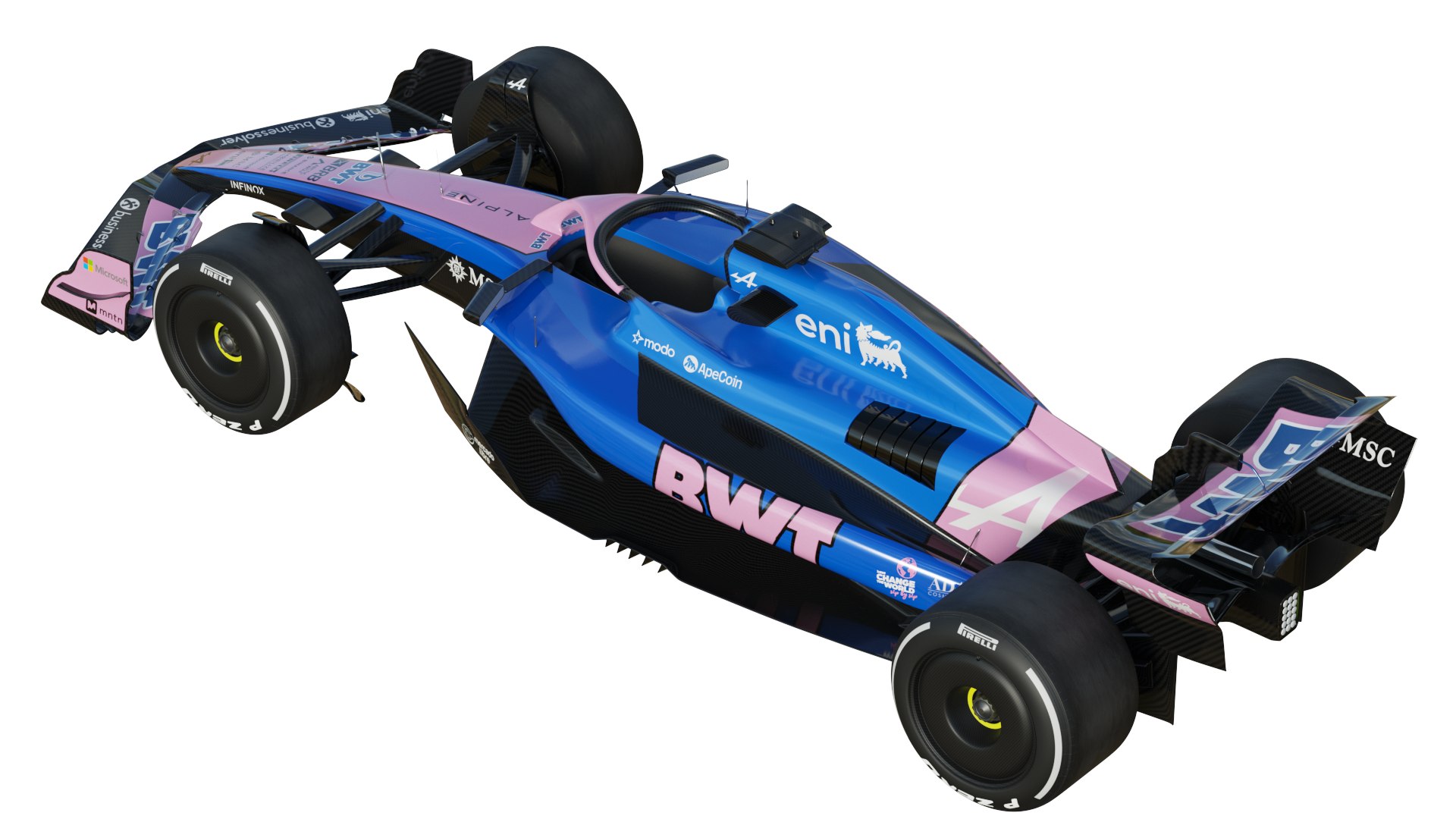 3D Model F1 Alpine A525 2025 - TurboSquid 2370178