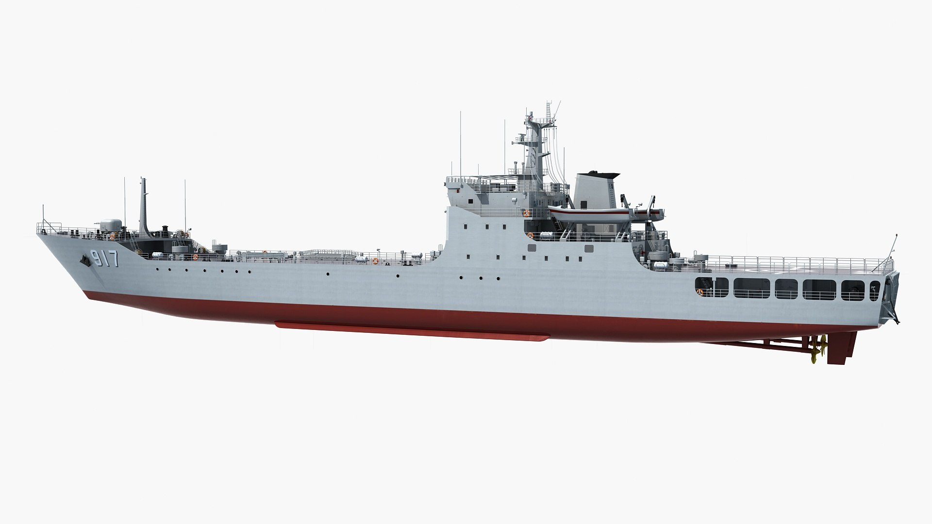 3D Type 072A Landing Ship - TurboSquid 2249952