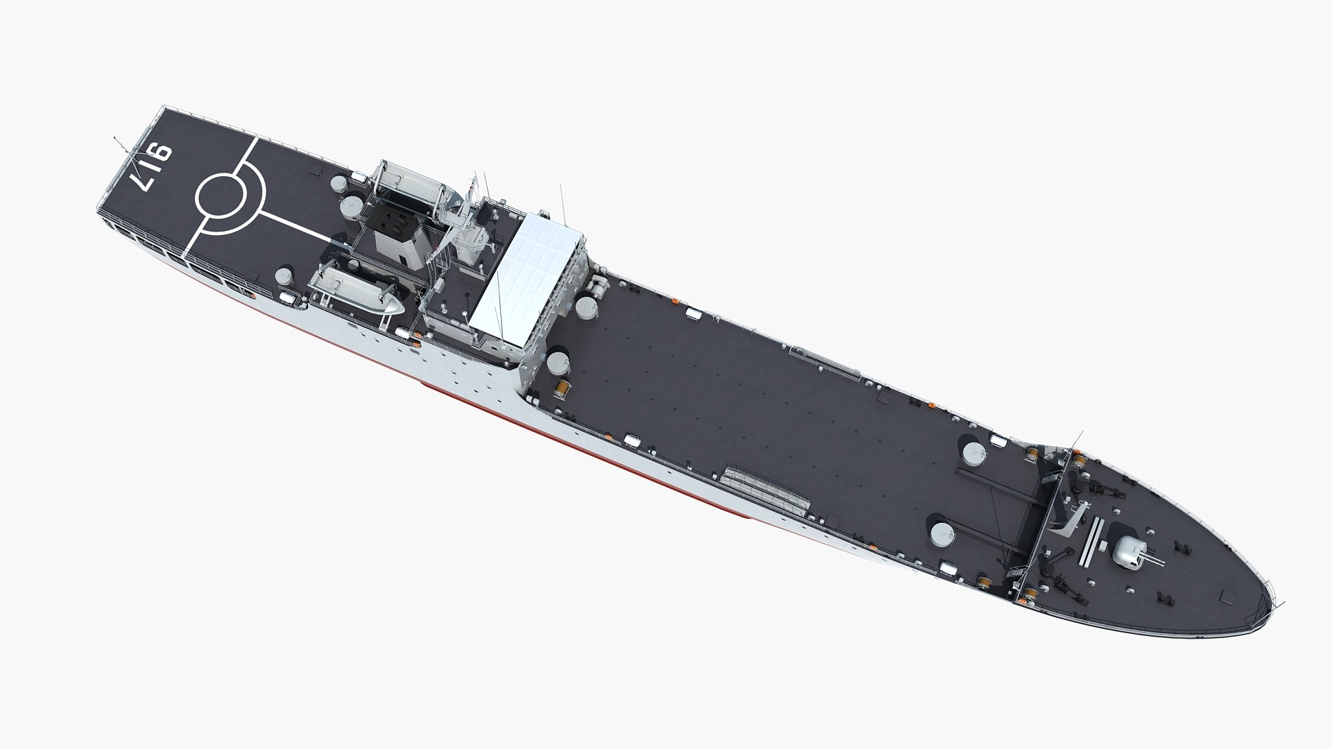 3D Type 072A Landing Ship - TurboSquid 2249952