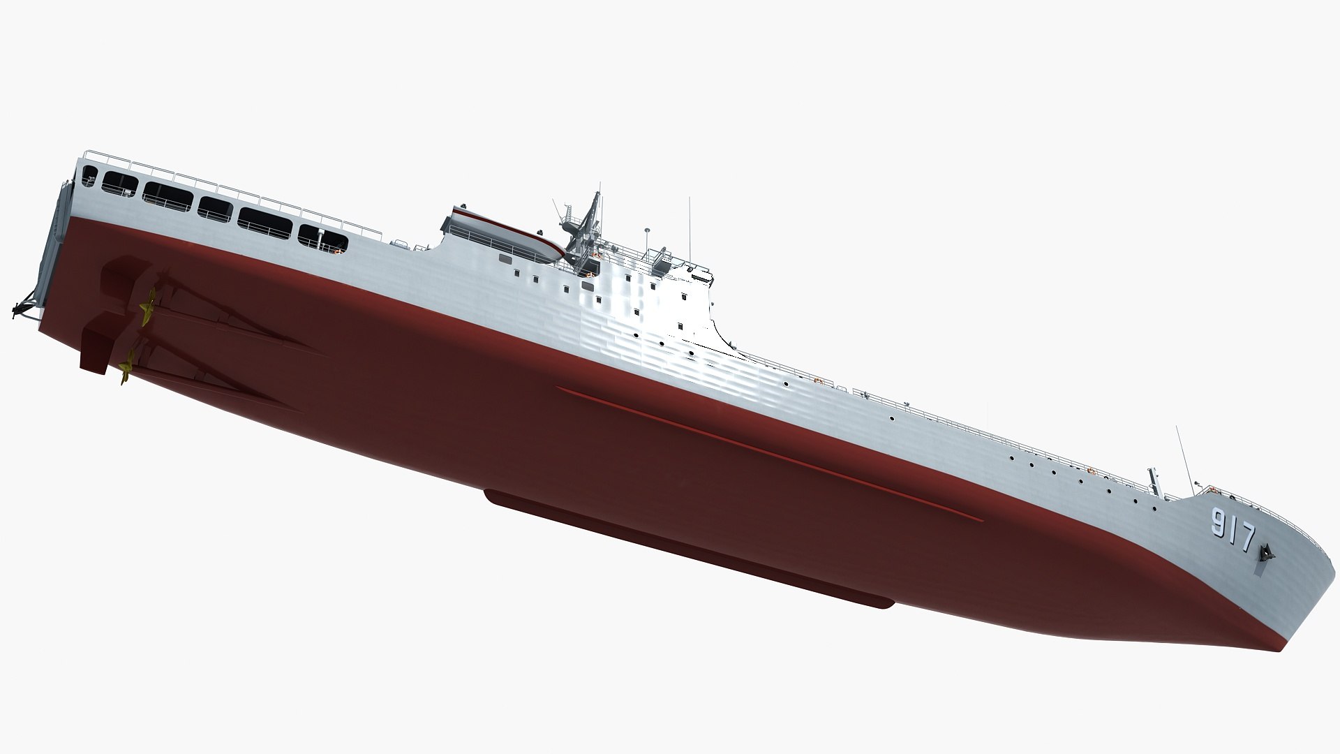 3D Type 072A Landing Ship - TurboSquid 2249952