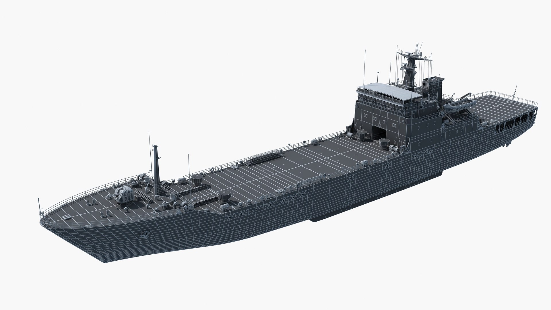 3D Type 072A Landing Ship - TurboSquid 2249952