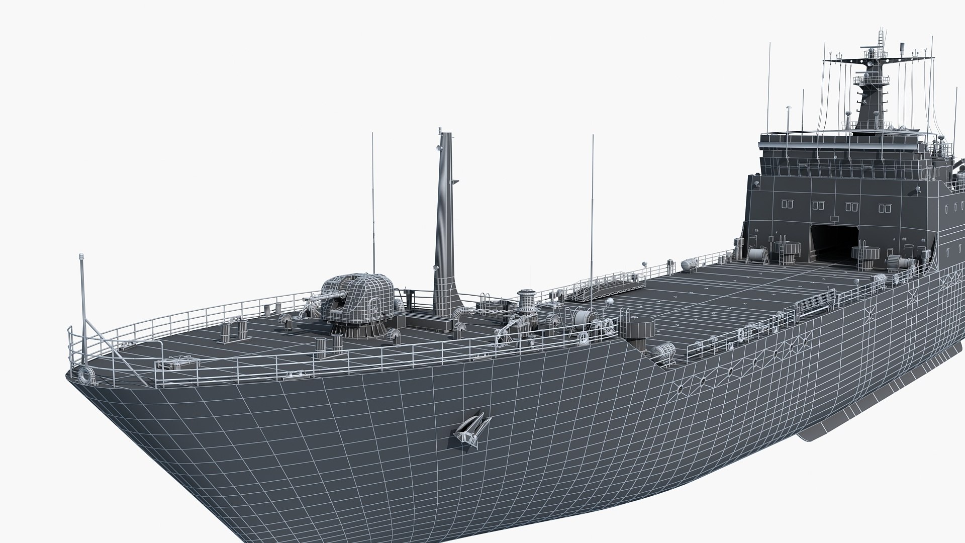 3D Type 072A Landing Ship - TurboSquid 2249952