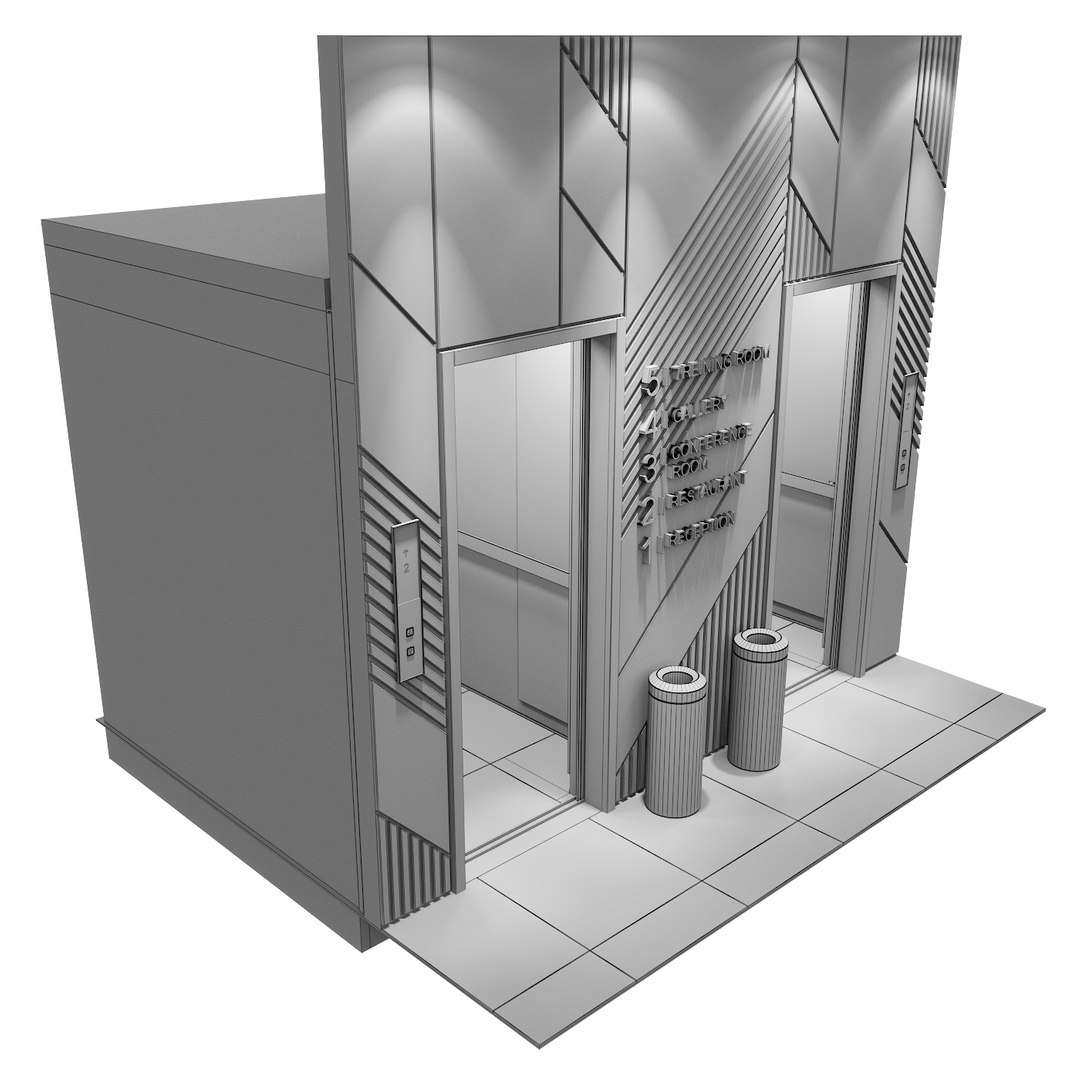 3D Passenger Elevator - TurboSquid 1683383