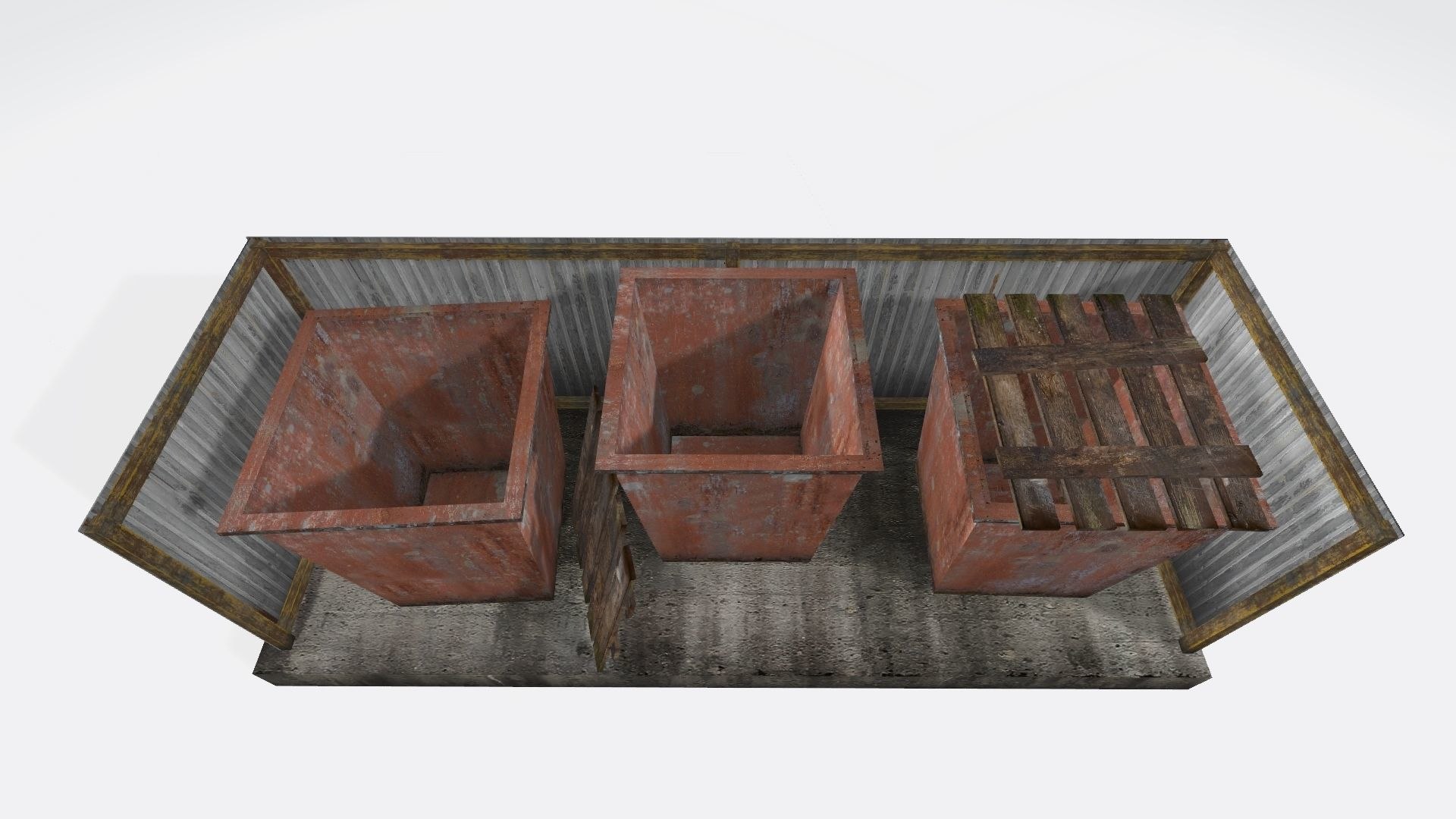 3D Garbage Containers Model - TurboSquid 1816467