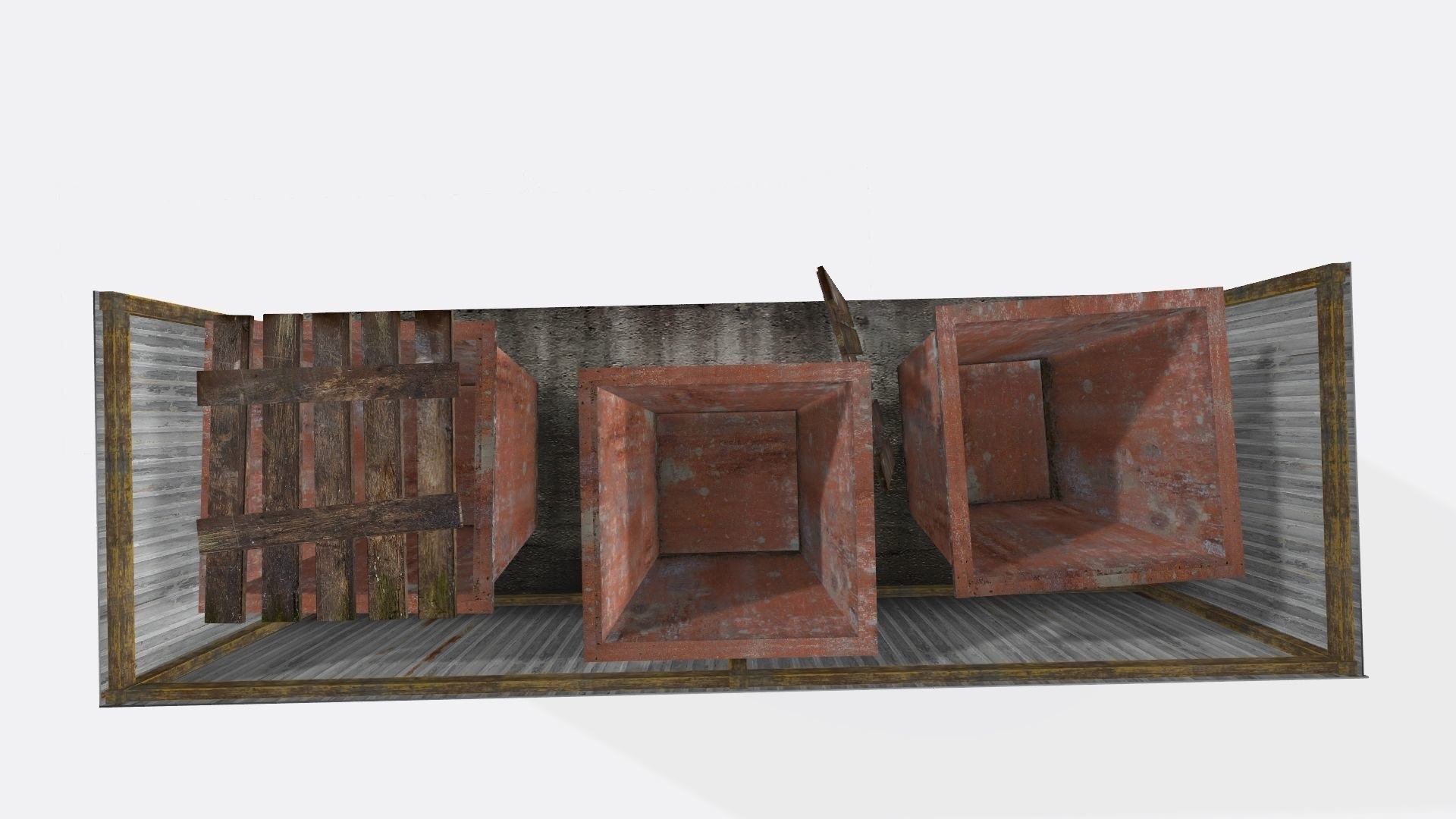 3D Garbage Containers Model - TurboSquid 1816467