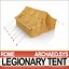 Ancient Rome Legionary Tent 3d Model