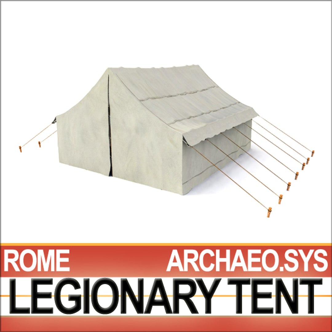 Ancient Rome Legionary Tent 3d Model