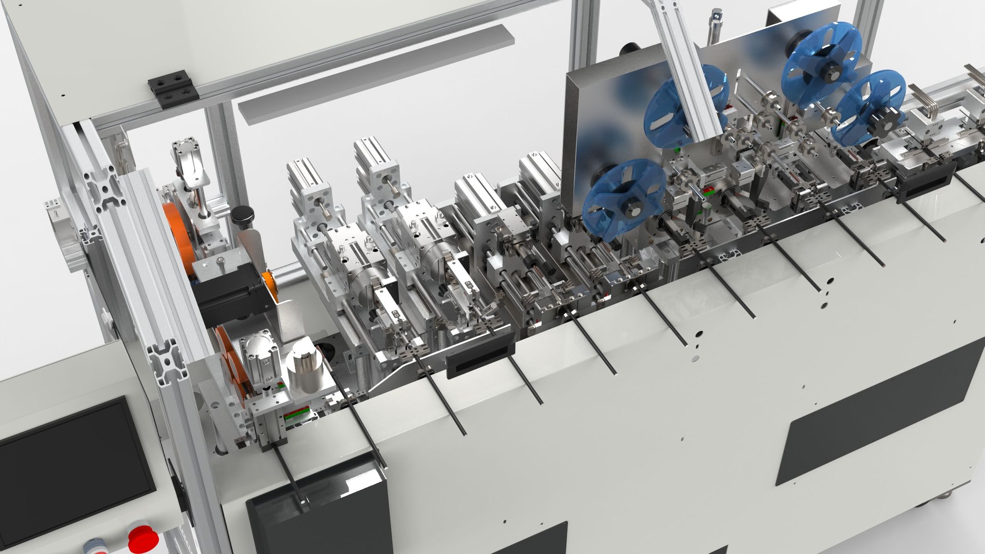 Automatic Winding Cutting Punching Machine 3D Model - TurboSquid 1955183