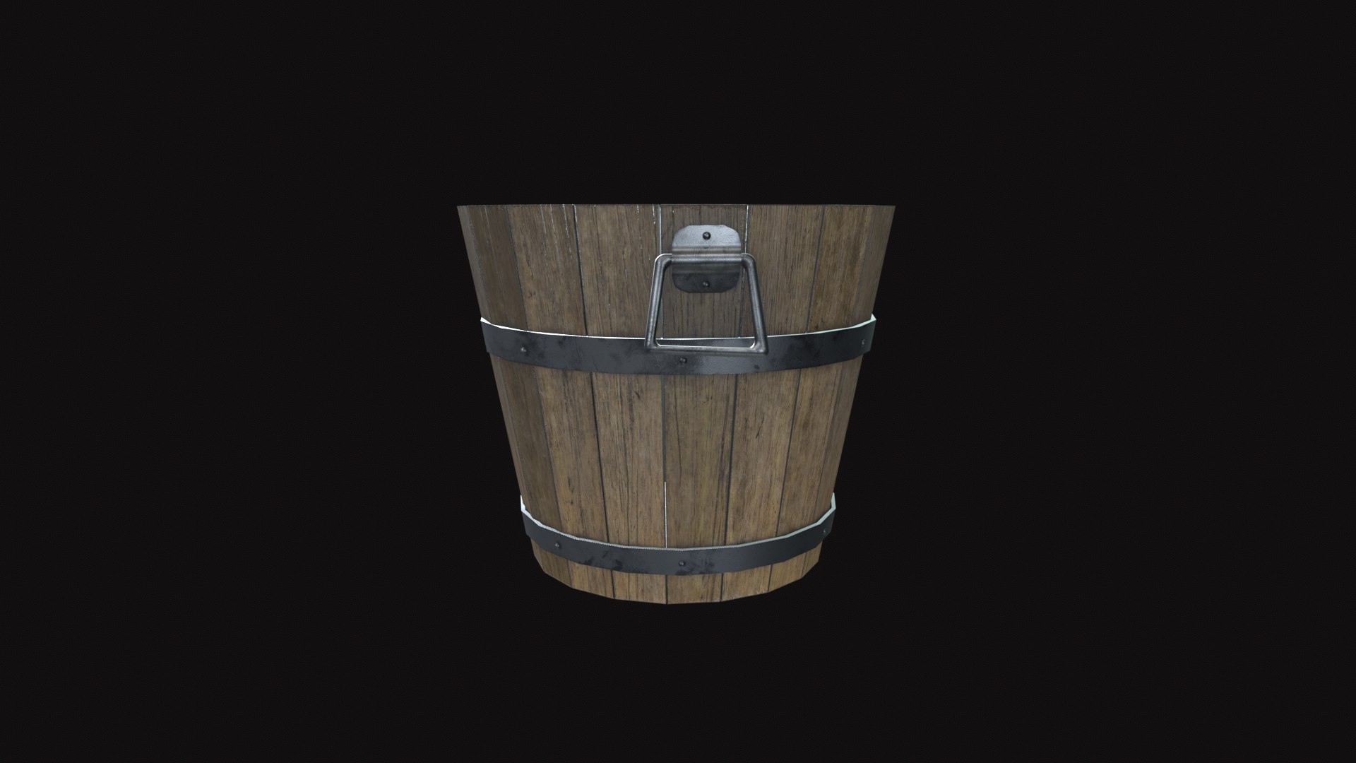 3D Model Medieval Wooden Bucket 02 - TurboSquid 2322218