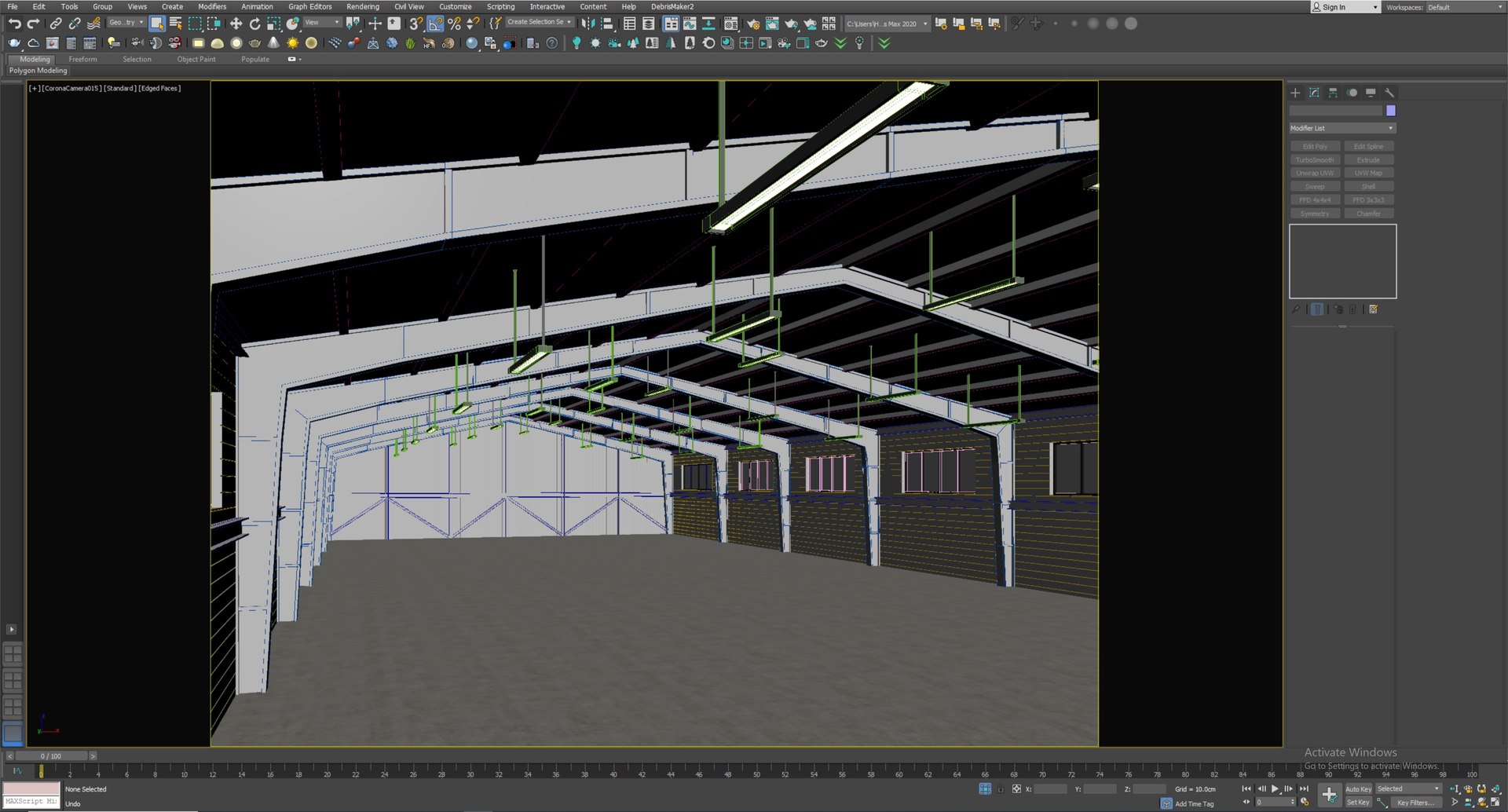 3D low poly warehouse 15 - TurboSquid 2140926