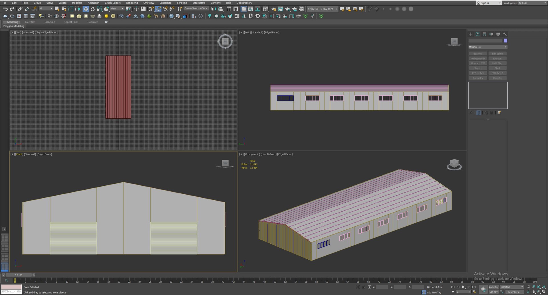 3D low poly warehouse 15 - TurboSquid 2140926