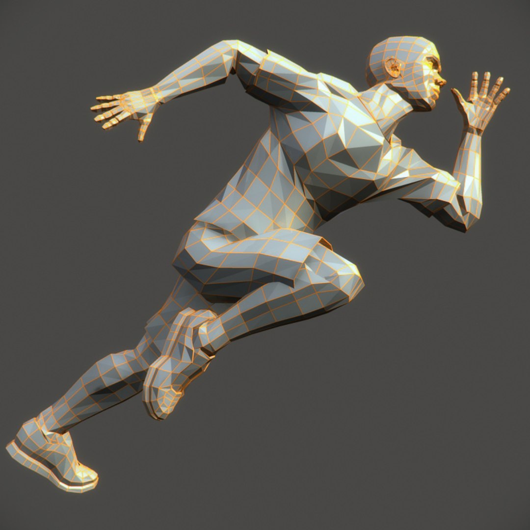 3d Man Rigged Model