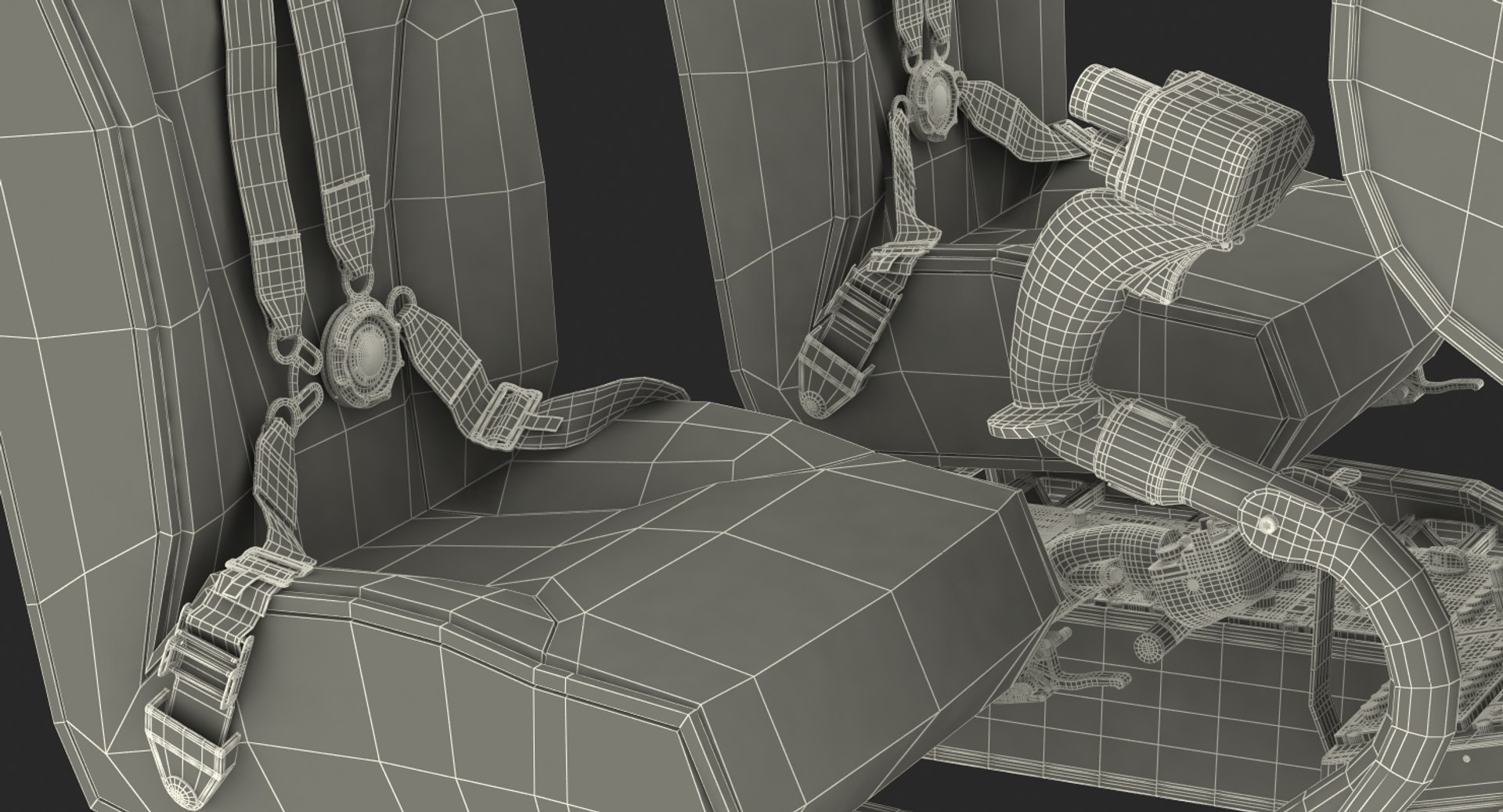 3D model airbus h145 helicopter cockpit - TurboSquid 1339405