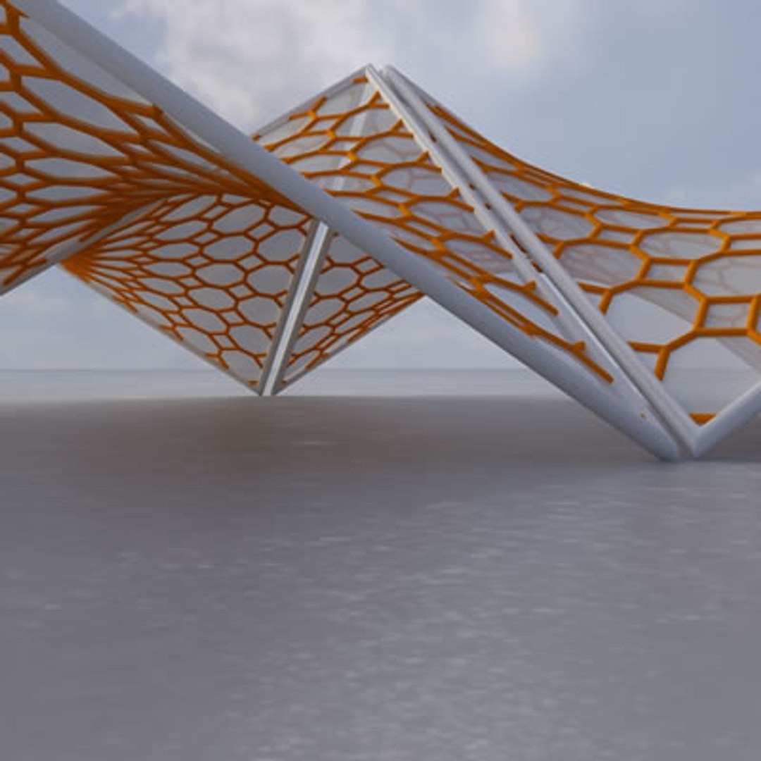 3d model membrane structure super 06