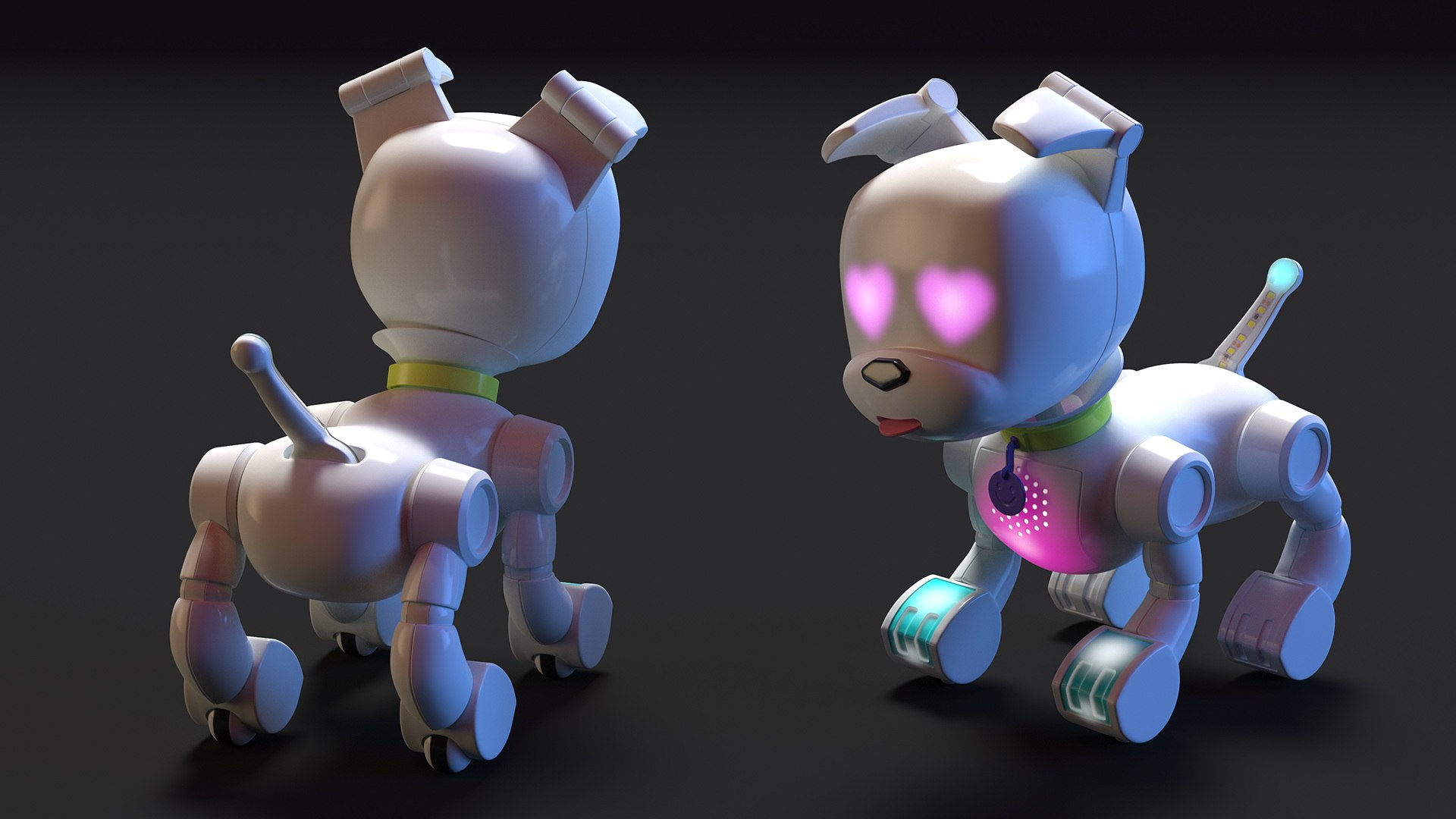 3D MINTiD Robot Dog E Rigged For Cinema 4D - TurboSquid 2081379