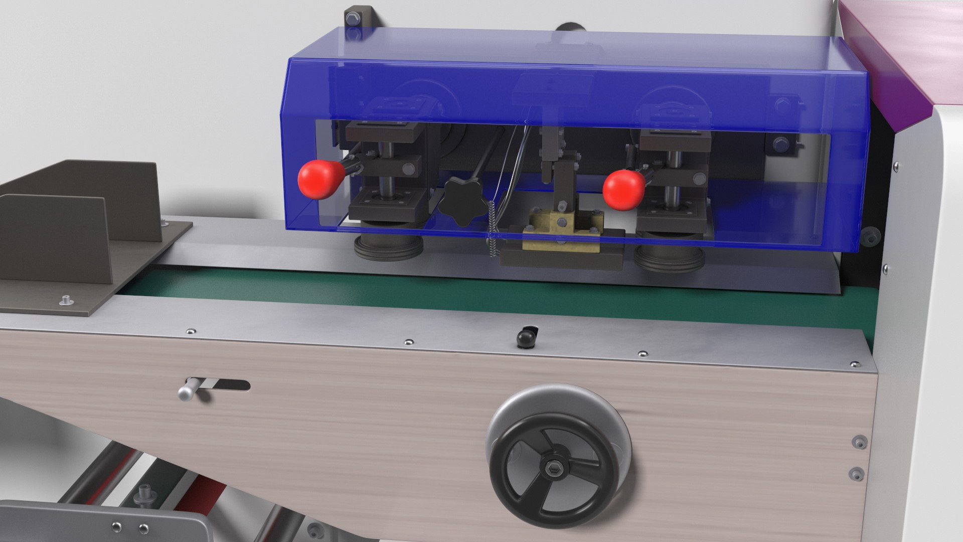 Horizontal Flow Pack Machine With Conveyor Belt Model - TurboSquid 2376637