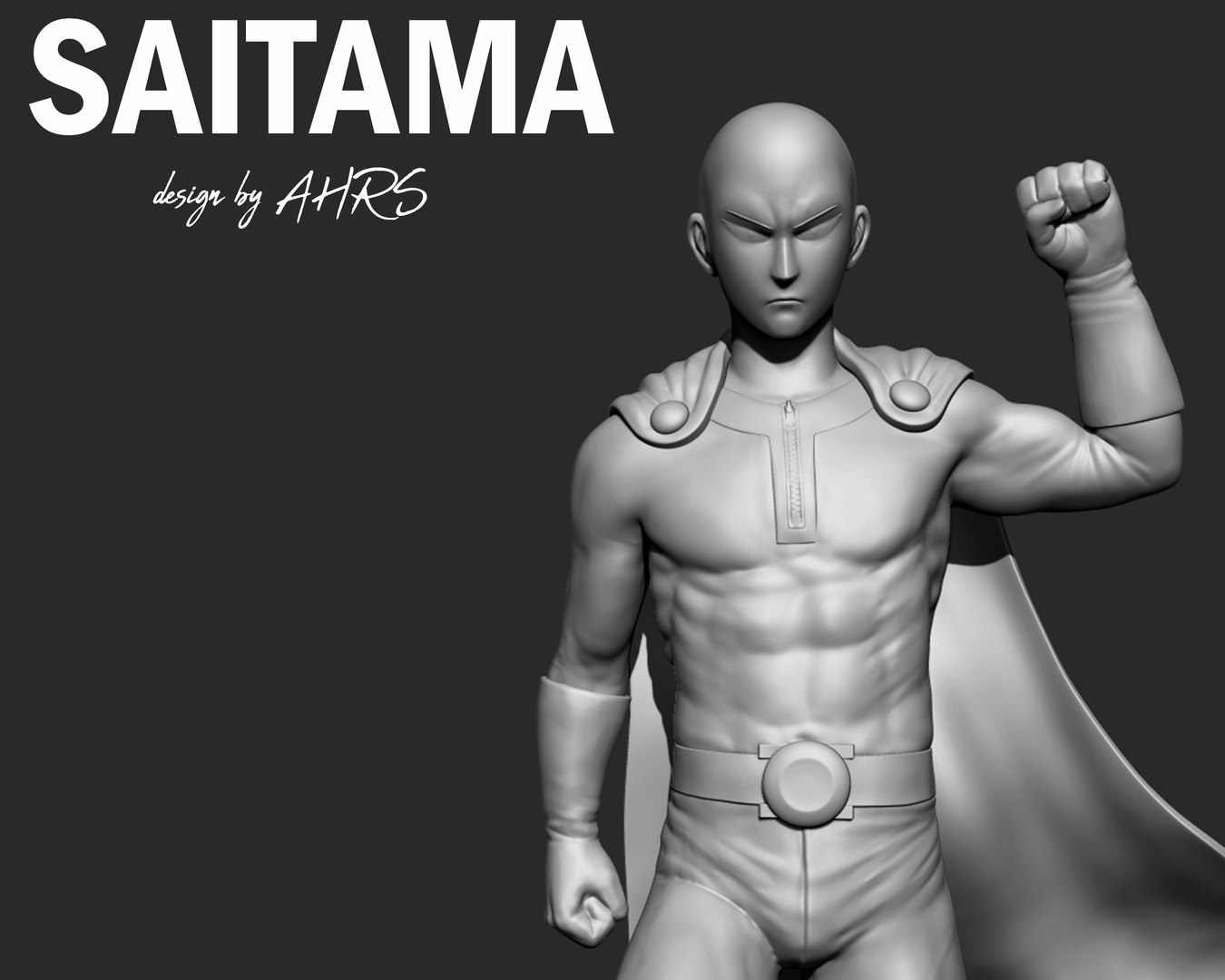One punch man - Saitama 3D print model3D模型 - TurboSquid 2006376