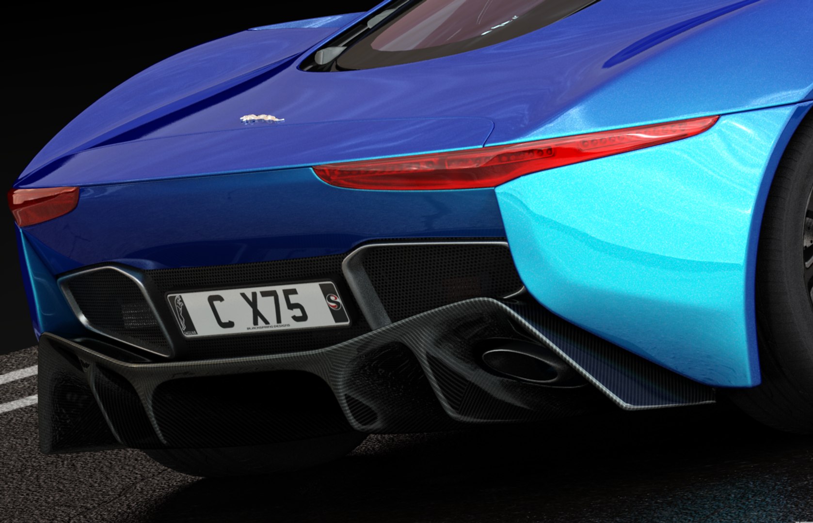 3d C-x75 2015 Interior 75