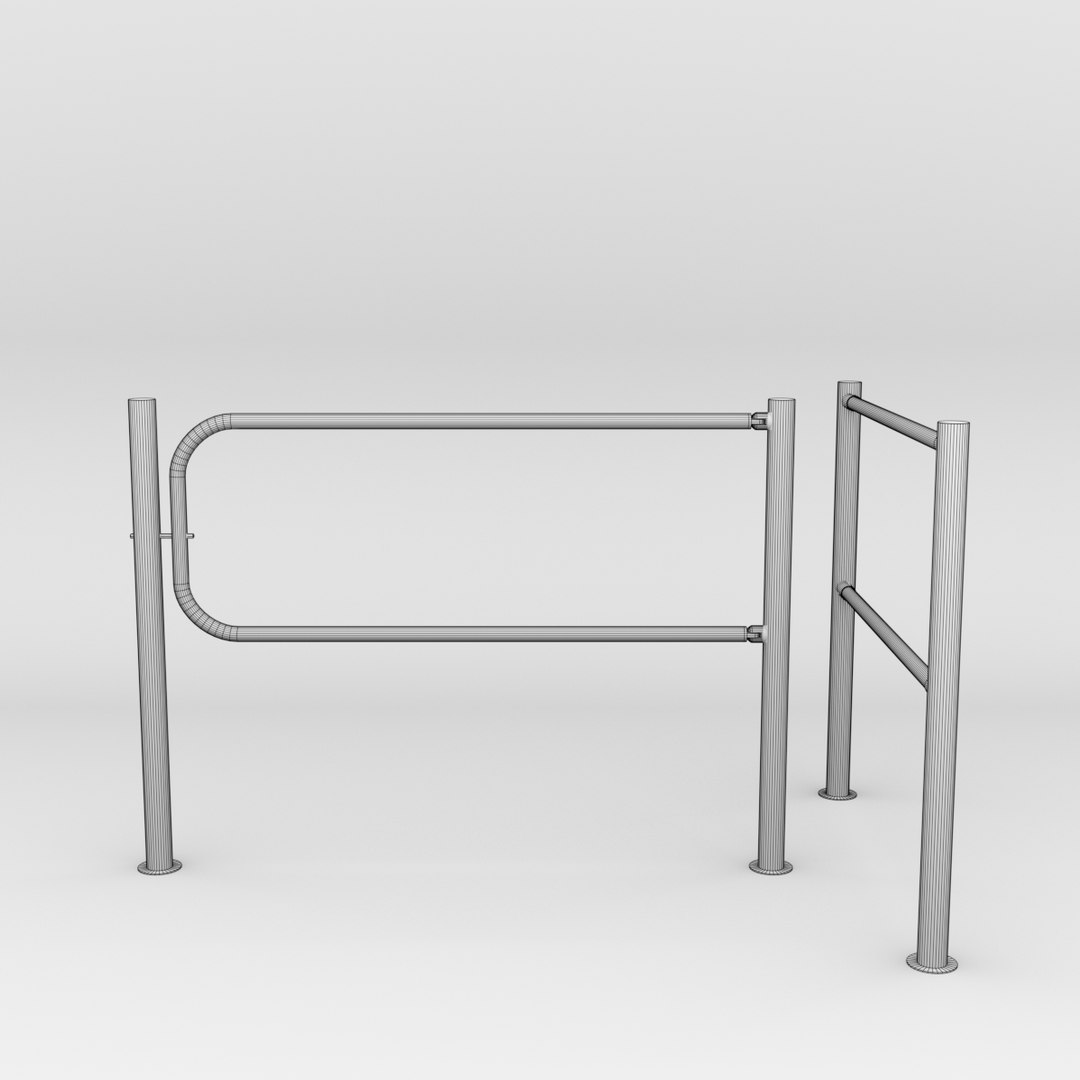 Interior Swing Gates 3D Model - TurboSquid 1263472