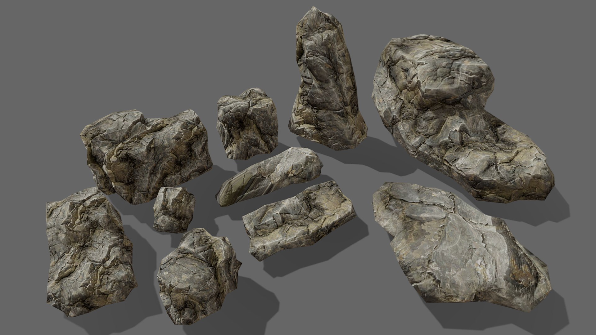 Rocks Unity Unreal Model - TurboSquid 1573727