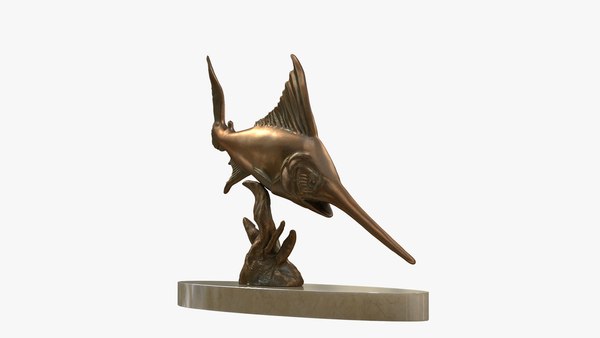 Swordfish Sculpture 3D model - TurboSquid 1915422