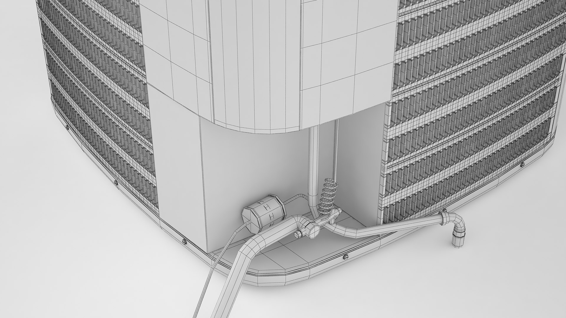 Air conditioner condenser 3D model - TurboSquid 1612921