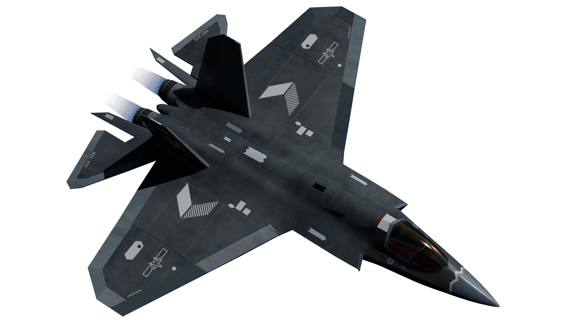 Chinese Navy and Air Force J-35 stealth carrier-based aircraft fighter ...