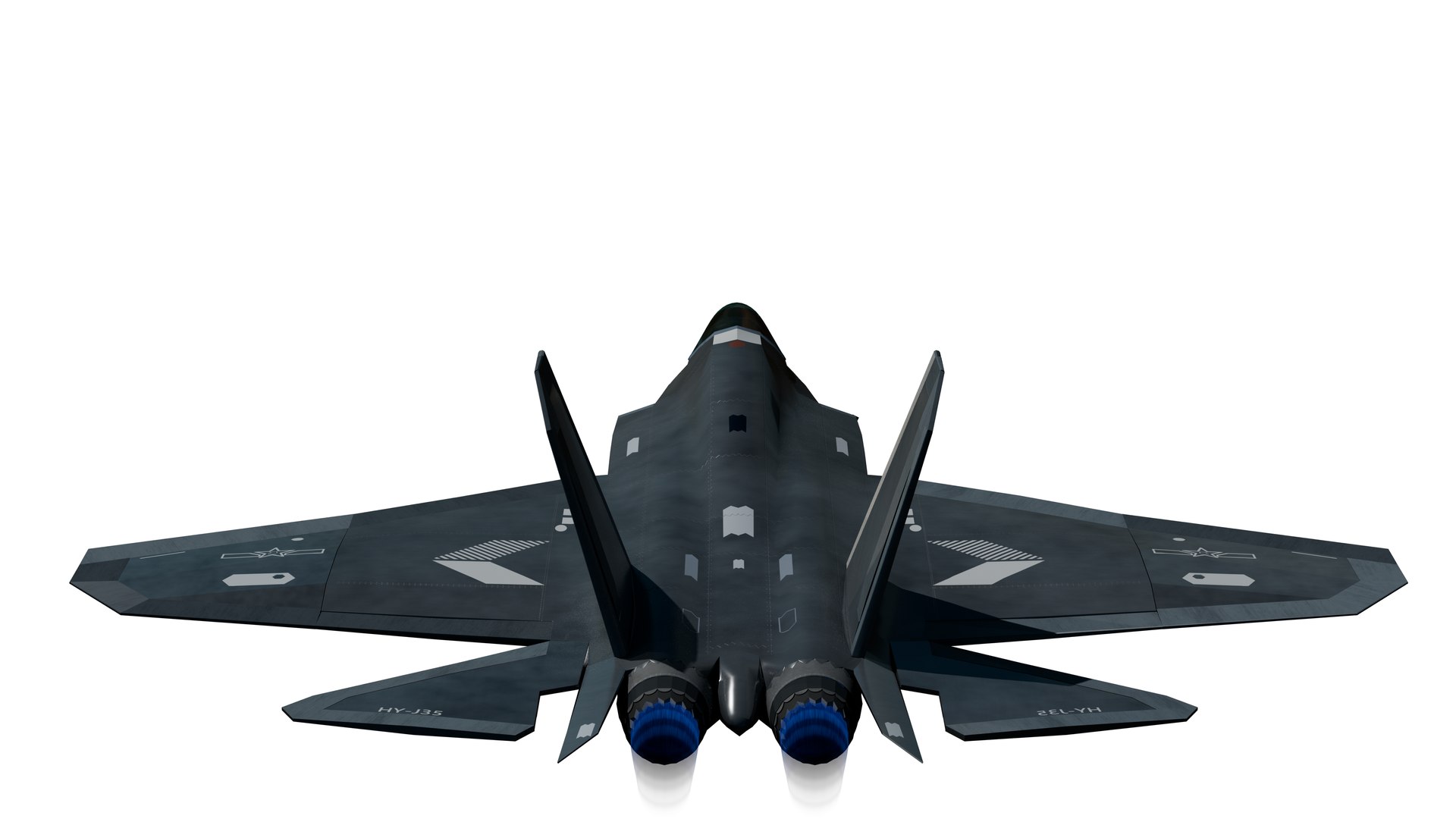 Chinese Navy and Air Force J-35 stealth carrier-based aircraft fighter ...