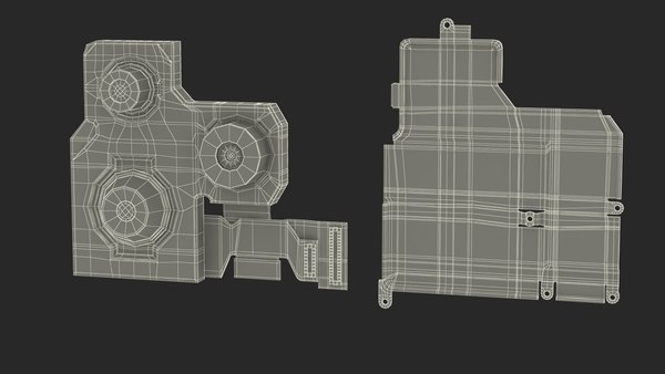 modelo 3d Módulo de cámara trasera del iPhone 14 Pro - TurboSquid 2089764