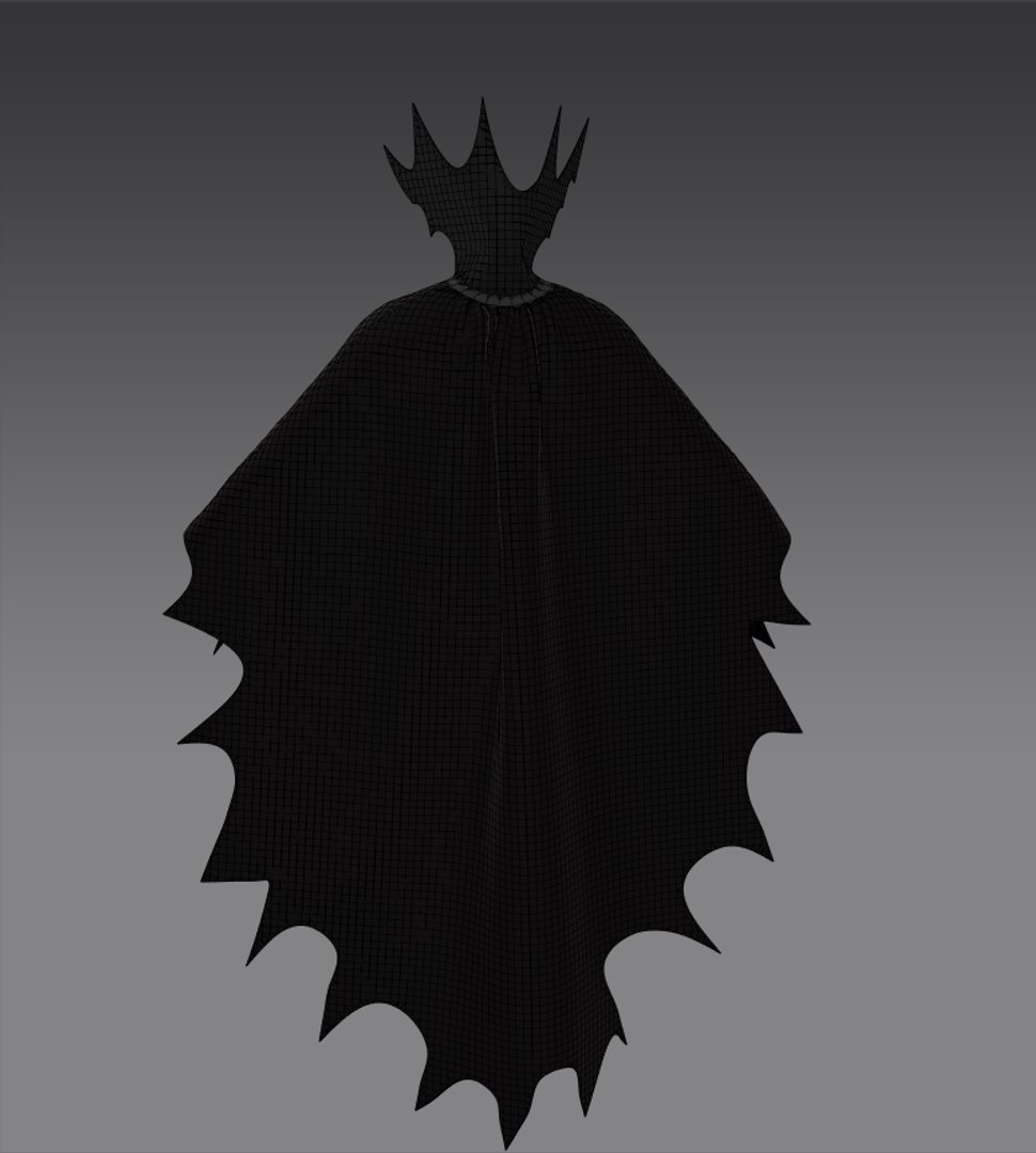 3D Model Vampiric Bat Cape - TurboSquid 1613382