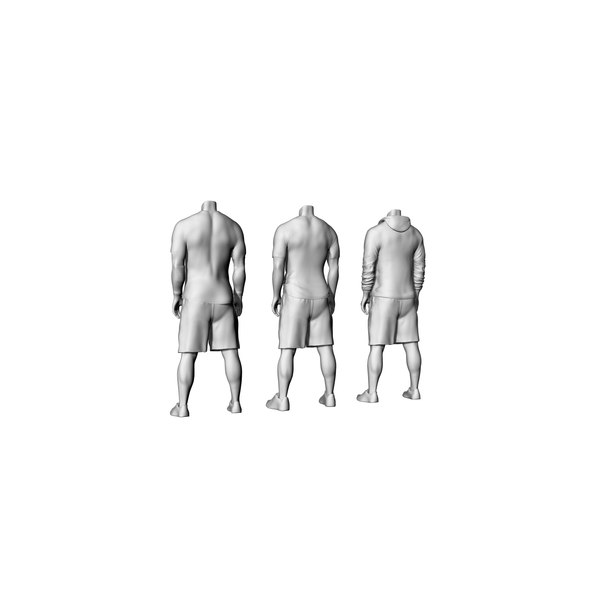 3D Male Mannequin Collection Sportswear model - TurboSquid 1954690