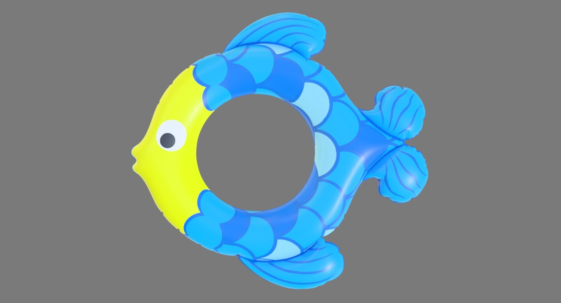 3D Model Realistic Float Ring Fish - TurboSquid 1352055