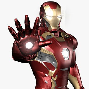 iron man 3d render
