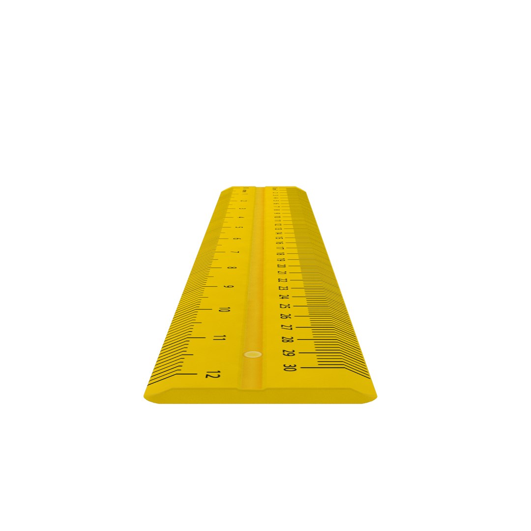 Ruler 3D Model - TurboSquid 1475912