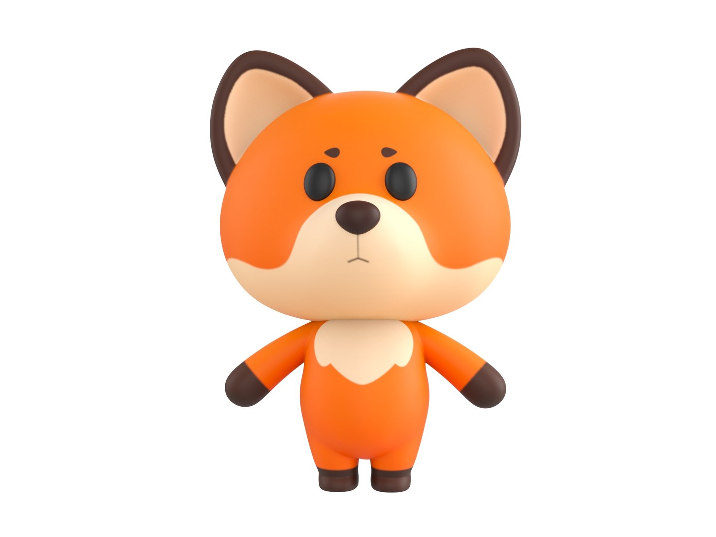 3D Character131 Rigged Fox - TurboSquid 1760483