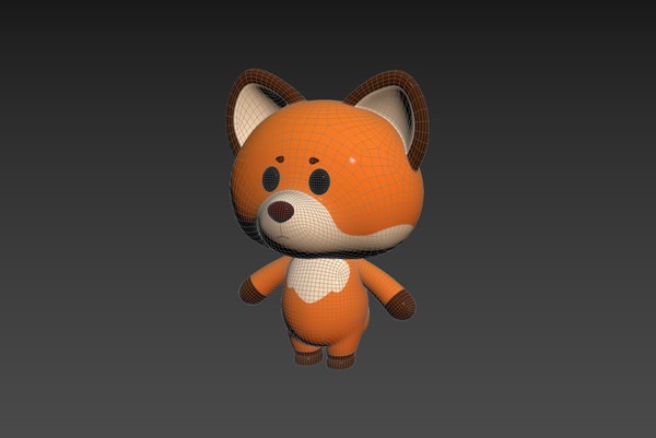 3D Character131 Rigged Fox - TurboSquid 1760483