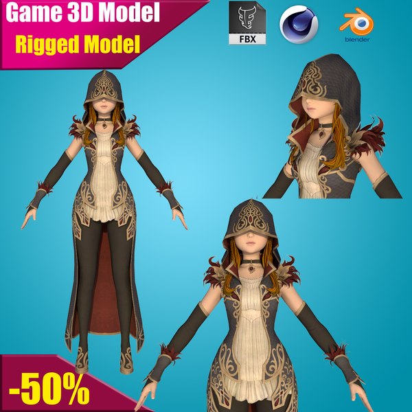 Teen Girl 3D Models for Download | TurboSquid