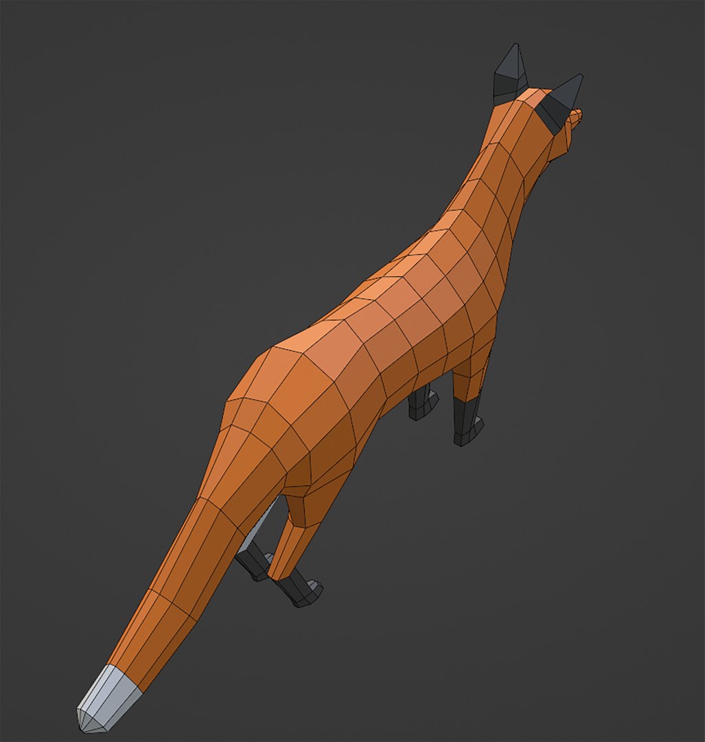 3D Stylized Lowpoly FOX - TurboSquid 2121956