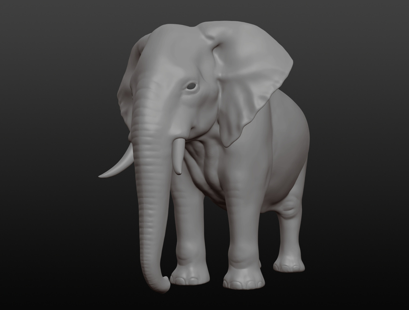 African elephant 3D - TurboSquid 1740945