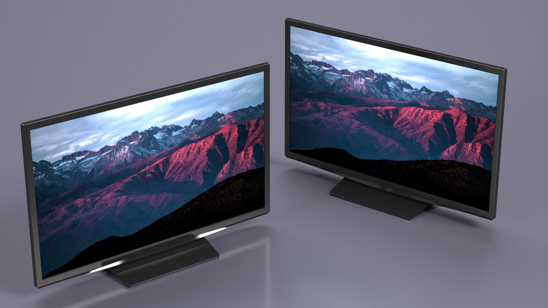 3D Modern Flat Screen LED TV - TurboSquid 2263546