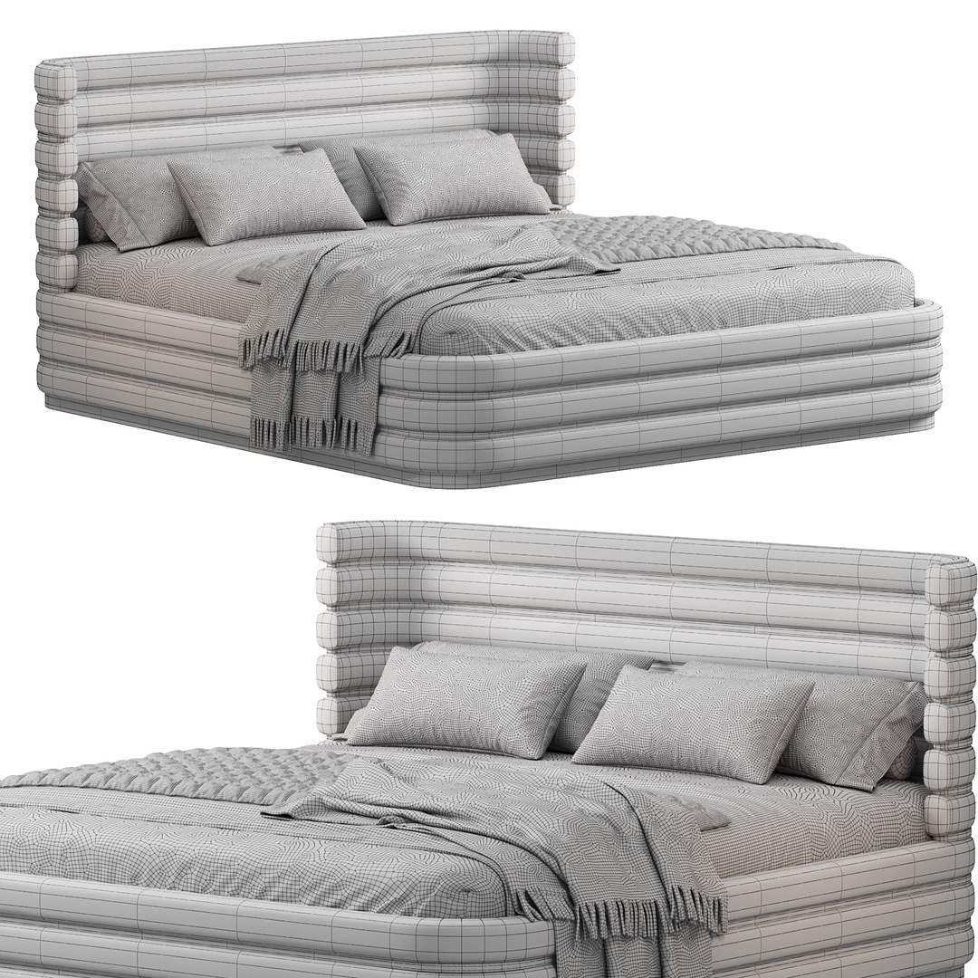 ALVA MUSA BED 3D Model - TurboSquid 2079329