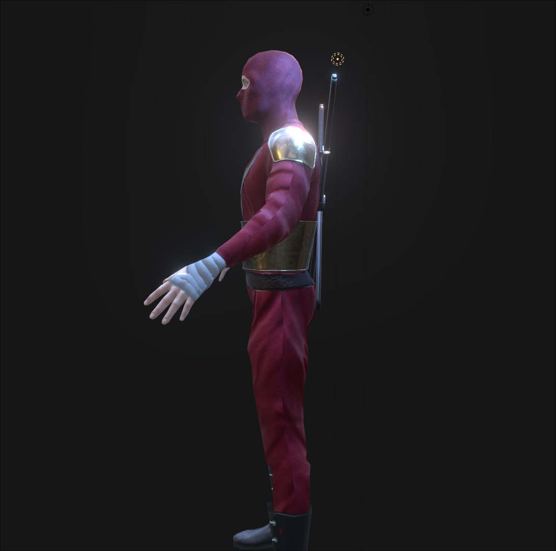 Ninja Enemy Assassin Character 3D - TurboSquid 1281533