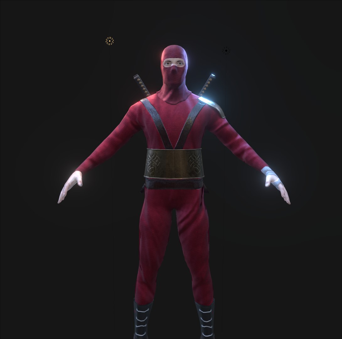 Ninja Enemy Assassin Character 3D - TurboSquid 1281533